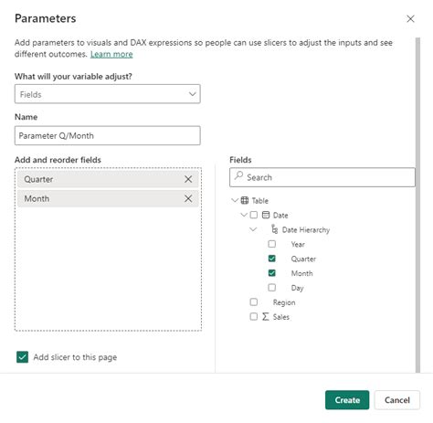 Parameters Measures Microsoft Fabric Community