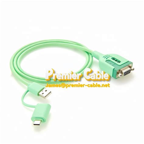 China OEM RS232 DB9 Female Serial Conenctor To USB Cable Manufacturers Suppliers Factory