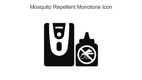 Mosquito Repellent Monotone Icon In Powerpoint Pptx Png And Editable Eps Format PPT Sample