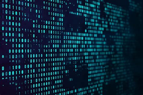 Premium Photo Abstract Digital Dots Binary Coding Background Digital Data Concept 3d Rendering