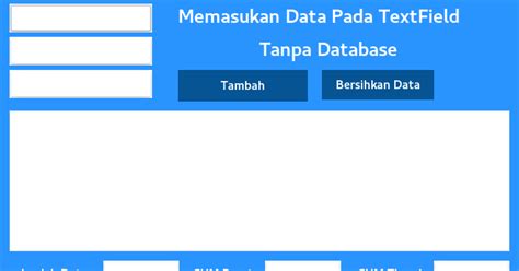 Cara Menggunakan Fungsi Sum Data Pada Jtable Di Java Netbeans Javasc