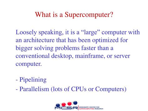 ppt introduction to parallel programming at mcsr powerpoint