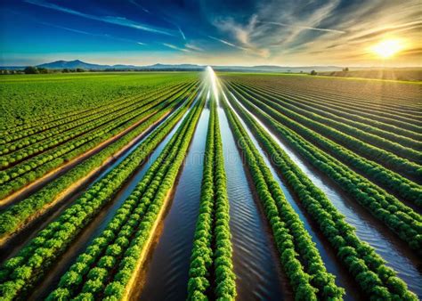Extensive Potato Farm Unveils Sophisticated Irrigation Network A Droneseye View Of Modern