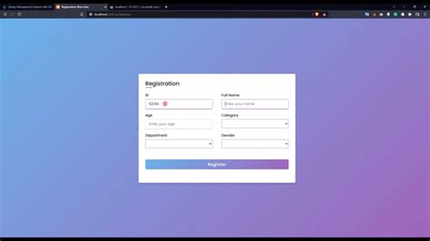 Library Management System With Qr Code Attendance And Auto Generate Library Card Project In Php