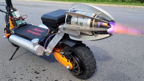 Diy Jet Engine On Electric Scooter Jet Powered Scooter