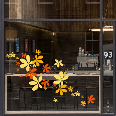 Новогоднее украшение витрины наклейка на стекло оконное купить