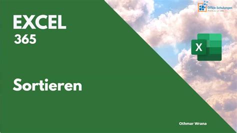 Excel Sortieren Funktion In Excel 365 Effektiv Nutzen