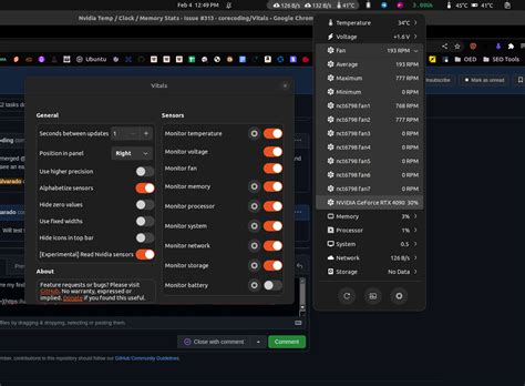 nvidia temp clock memory stats · issue 313 · corecoding vitals · github