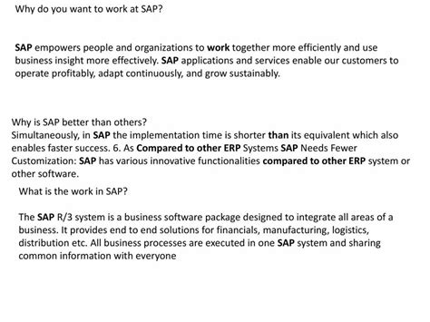 Presentation On SAP PowerPoint Slides LearnPick India