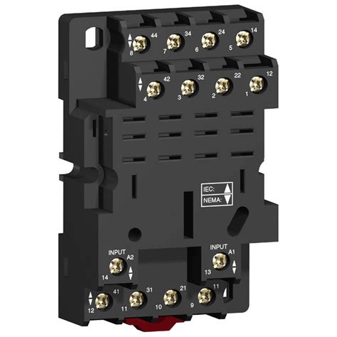 Schneider 16 A Rating Din Rail And Surface Socket Mounting Relay Socket 1yab2 Rpzf4 Grainger