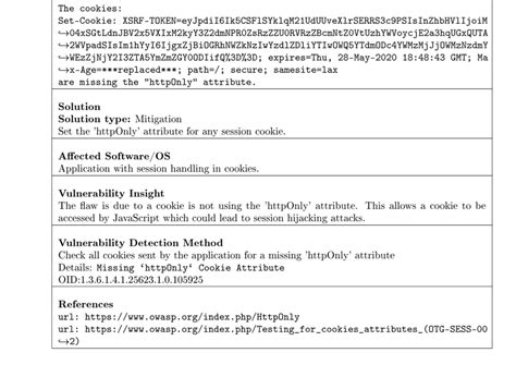 Php Missing Only Cookie Attribute In Laravel 7 Information