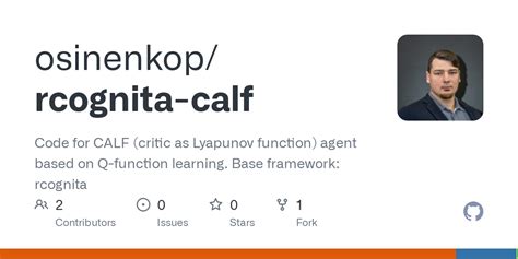 Github Osinenkoprcognita Calf Code For Calf Critic As Lyapunov