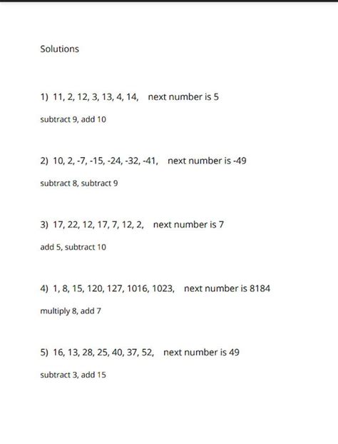next number in sequence