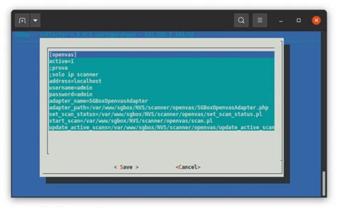 Reset OpenVAS Password SGBox Next Generation SIEM SOAR