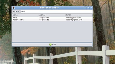Swing Membuat Pencarian Didalam Jtable Mari Berbagi