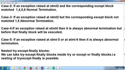 What Is Try Except Finally Python Online Session Part YouTube