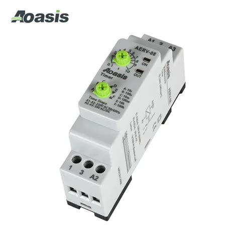 Aoasis Aerv 08 220V AC Relay OEM DIN Rail Mounting Relay Adjustable Multifunction Timer Relay