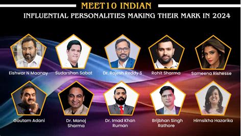 10 Indian Influential Personalities Making Their Mark In 2024 Mumbai