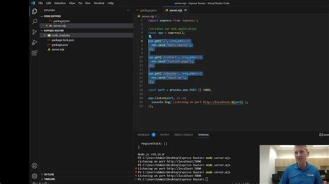 Expressjs Router Basics Youtube