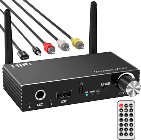 Besign Be Rca Long Range Bluetooth Music Receiver Wireless Audio Adapter For Wired