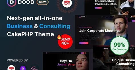 Doob Business And Consulting Cakephp Template Site Templates Landing Page Templates Ft