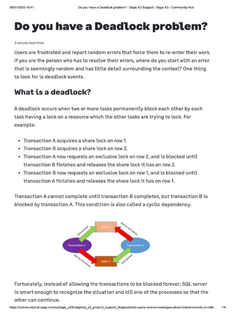 Do You Have A Deadlock Problem Pdf