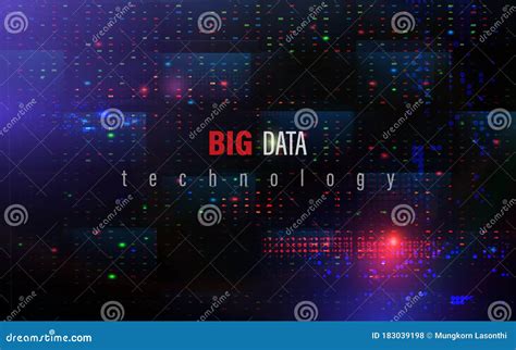 Server Datacenter And Supercomputers Concept Of Big Data Storage