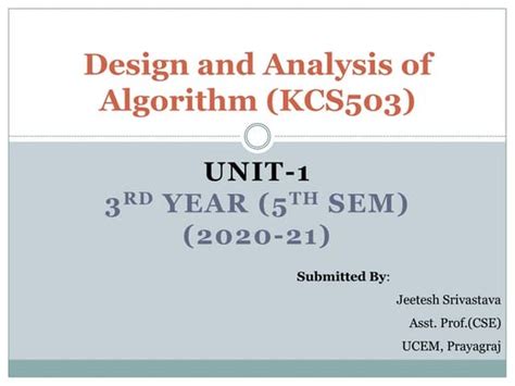 8 Daa Lecture 8 Recurrences And Iteration Methodpdf