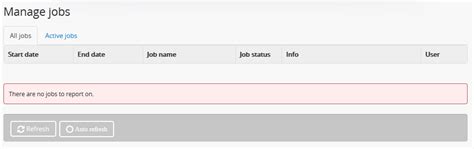 manage jobs documentation version 2 7 atom open source archival