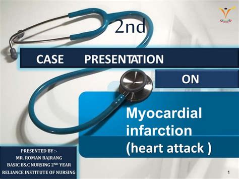 Myocardial Infarction Case Presentation Pptx