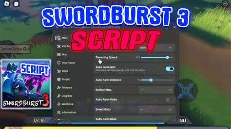 Swordburst 3 Script Hack Pcmobile Auto Farm Boss Auto Farm Mobs