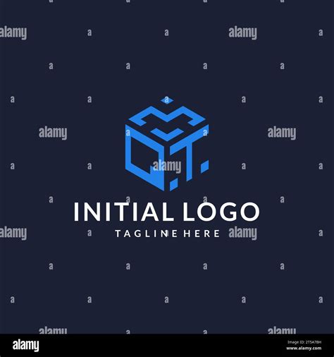 Qt Logo Hexagon Designs Best Monogram Initial Logo With Hexagonal