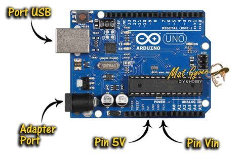 Power Management Arduino Sambung Bateri Adapter Usb Matgyver