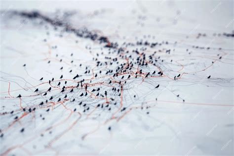 A Map Of The Cross Section Of A Map With The Number 1 On It Premium Ai Generated Image