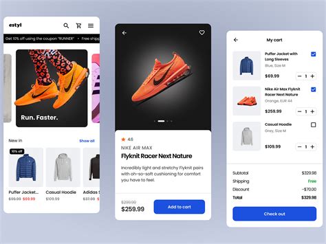Mobile E Commerce Experience By Desirée Nyári On Dribbble
