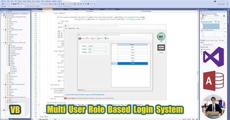 Vbnet Multi User Role Based Login System Ms Access