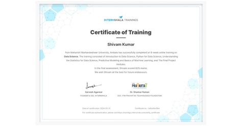 Shivam Kumar On Linkedin Successfully Completed The Data Science