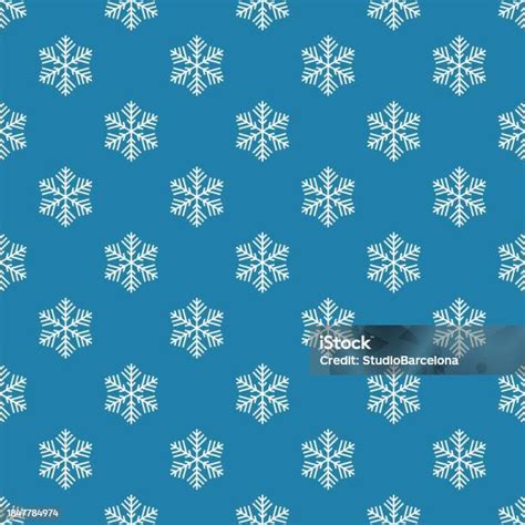 겨울 눈송이 완벽 한 패턴입니다 벡터 일러스트 레이 션 겨울 배경입니다 0명에 대한 스톡 벡터 아트 및 기타 이미지 0명 겨울 계절 Istock