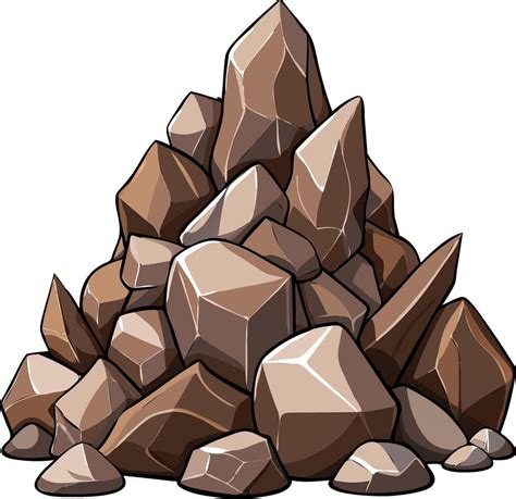 Rock Pile Monument Available On Eps File 55547537 Vector Art At Vecteezy