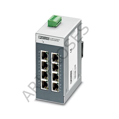 Phoenix Contact 2891002 8tx 8 Port Endüstriyel Ethernet Switch