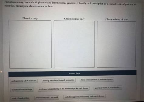 Answered Prokaryotes May Contain Both Plasmid… Bartleby