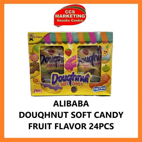 CCS Alibaba Douqhnut Soft Candy Fruit Flavor Pcs Shopee Malaysia