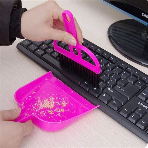 2pcs Set Dust Pan Broom Brush Dustpan Dustpan And Brush Setmini Dust Pans With Brushdust Pan