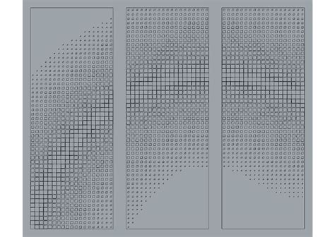 Variable Perforated Screen Grasshopper Perforated Room Divider Divider