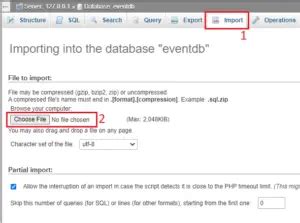 Event Management System Project In PHP And MySQL
