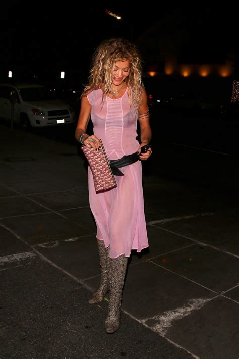 Rita Ora See Through Dress Black Bra Panties Booty Hot Celebs Home