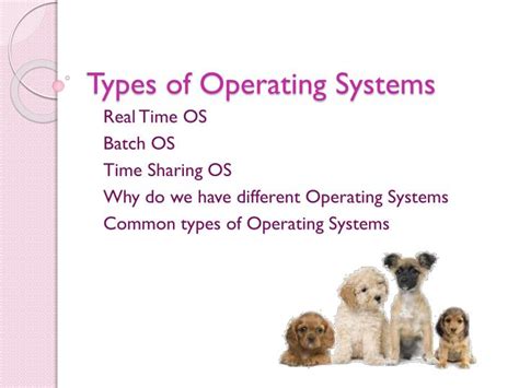 PPT Types Of Operating Systems PowerPoint Presentation Free Download ID 2386426