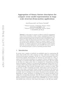 Aggregation Of Binary Feature Descriptors For Compact Scene Model
