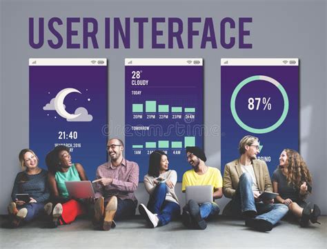 User Interface Operating System Electronic Technology Concept Stock