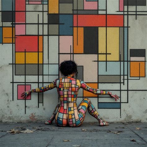 She Maps Her Own Skin Into Rectangles Of Thought Color Becomes Truth